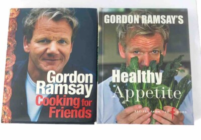 2x Gordon Ramsay Cookbooks Book Bundle (Hardcovers) Cooking For Friends ...