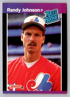 Baseball Trading Card | 1989 RC Randy Johnson Donruss #42 Rookie Card ...
