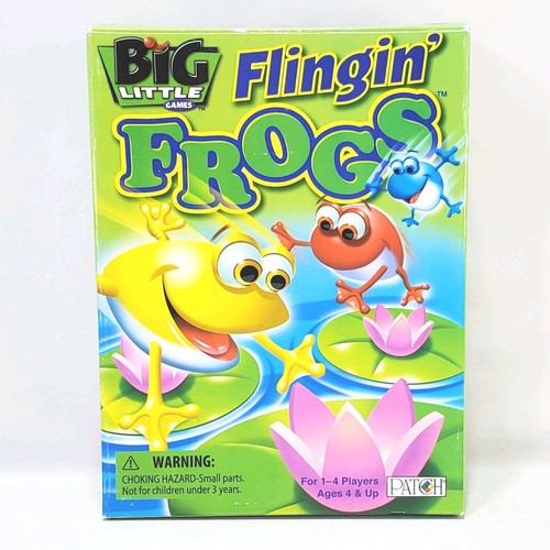 FLINGIN' FROGS Game Tiddly Wink Style Frog Flipping Action Kids Game | eBay