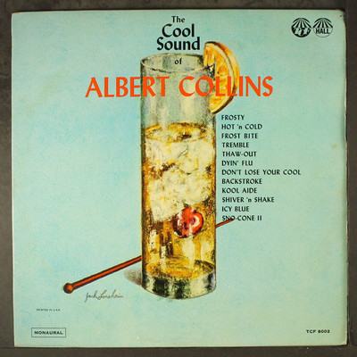 ALBERT COLLINS: the cool sound of albert collins TCF HALL 12" LP 33 RPM ...
