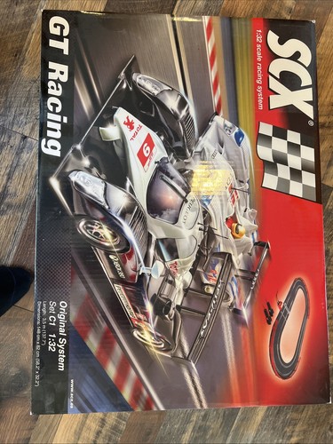 SCX C1 GT Racing 1/32 Slot Car Set Race Audi R10 Peugeot 908 A10111X5 ...