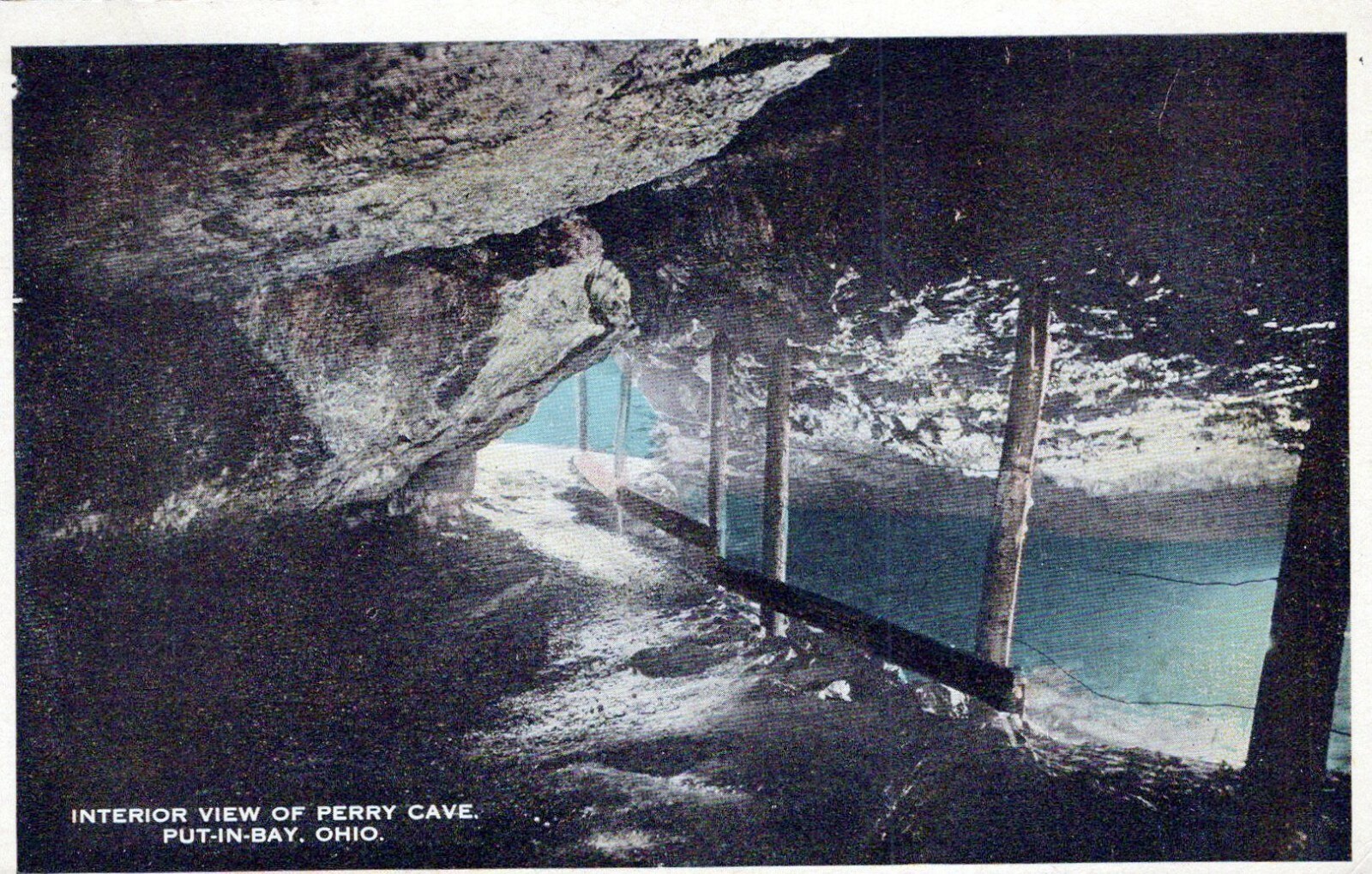 Perry Cave Interior View Put-In-Bay Ohio Postcard Unposted | eBay