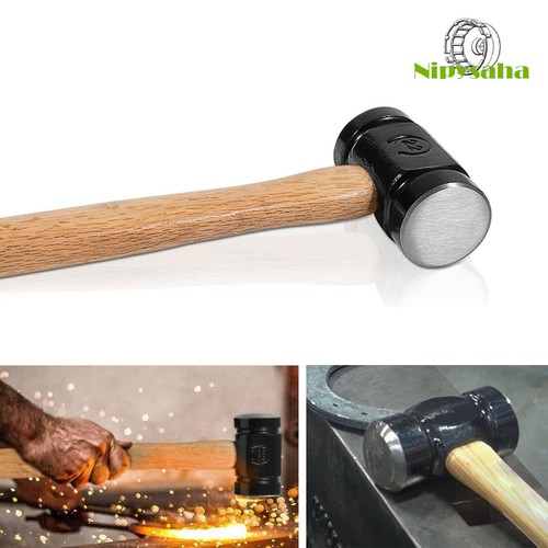 36OZ 61B Rounding Hammer For Handmade Farrier Forge Blacksmith Forging ...