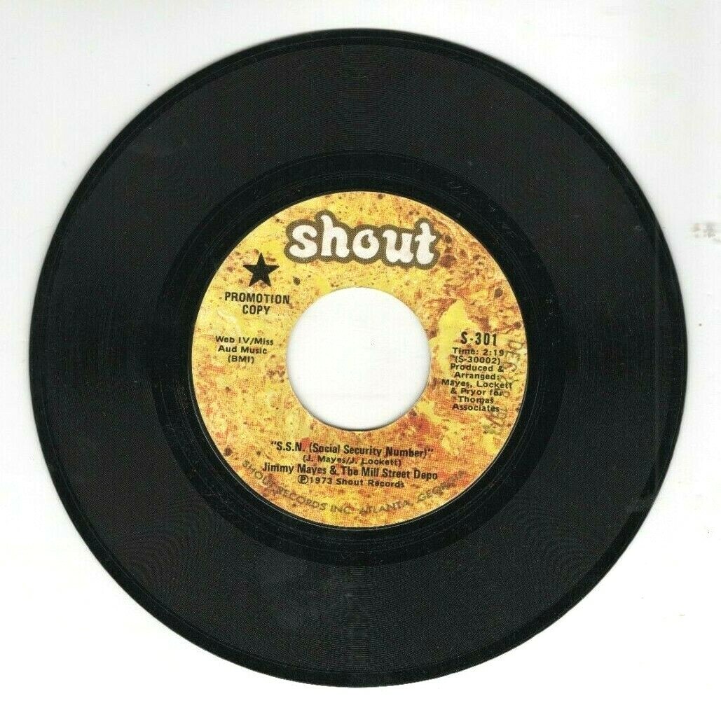 FUNK 45 RPM - JIMMY MAYES ON SHOUT RECORDS | eBay