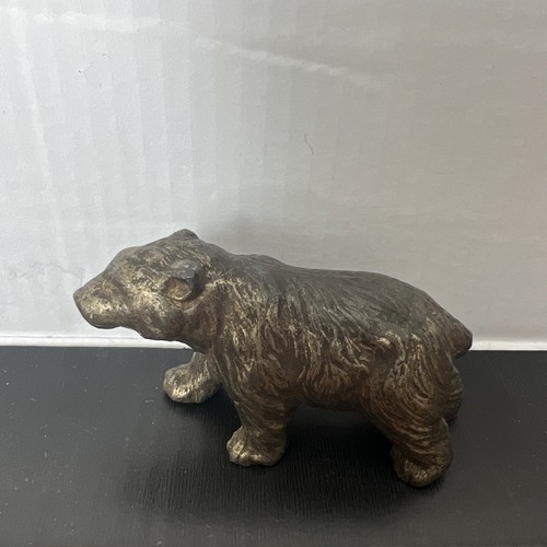 Vintage Cast Unknown Metal Bear Two Inches | eBay
