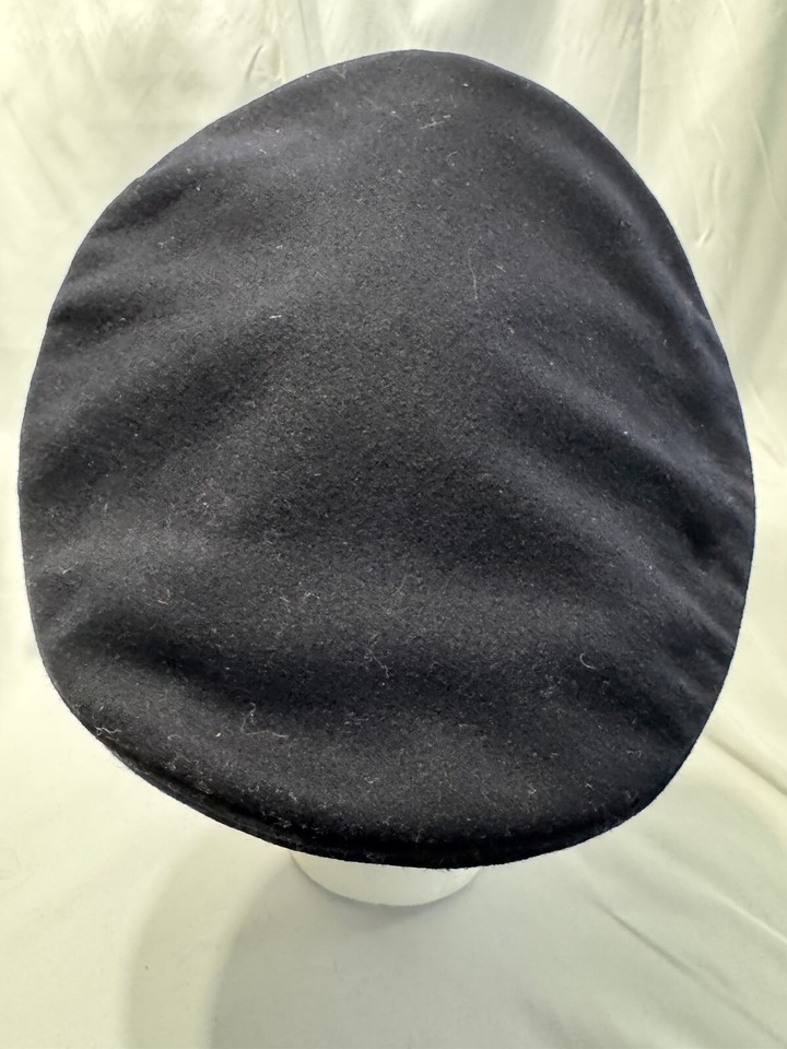 US Navy Hat Mens Black Wool Sailor Beret Flat Cap Vintage | eBay