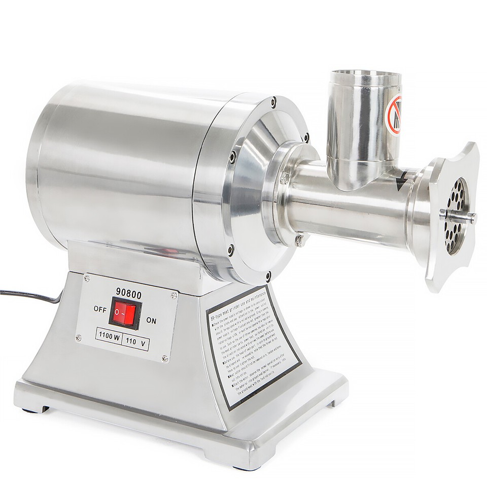 Barton Commercial #12 Meat Grinder w/ Cutting Blade Electric Stainless ...