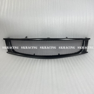 For 2008-2013 Infiniti G37 Coupe Real Carbon Fiber Front Mesh Grill ...