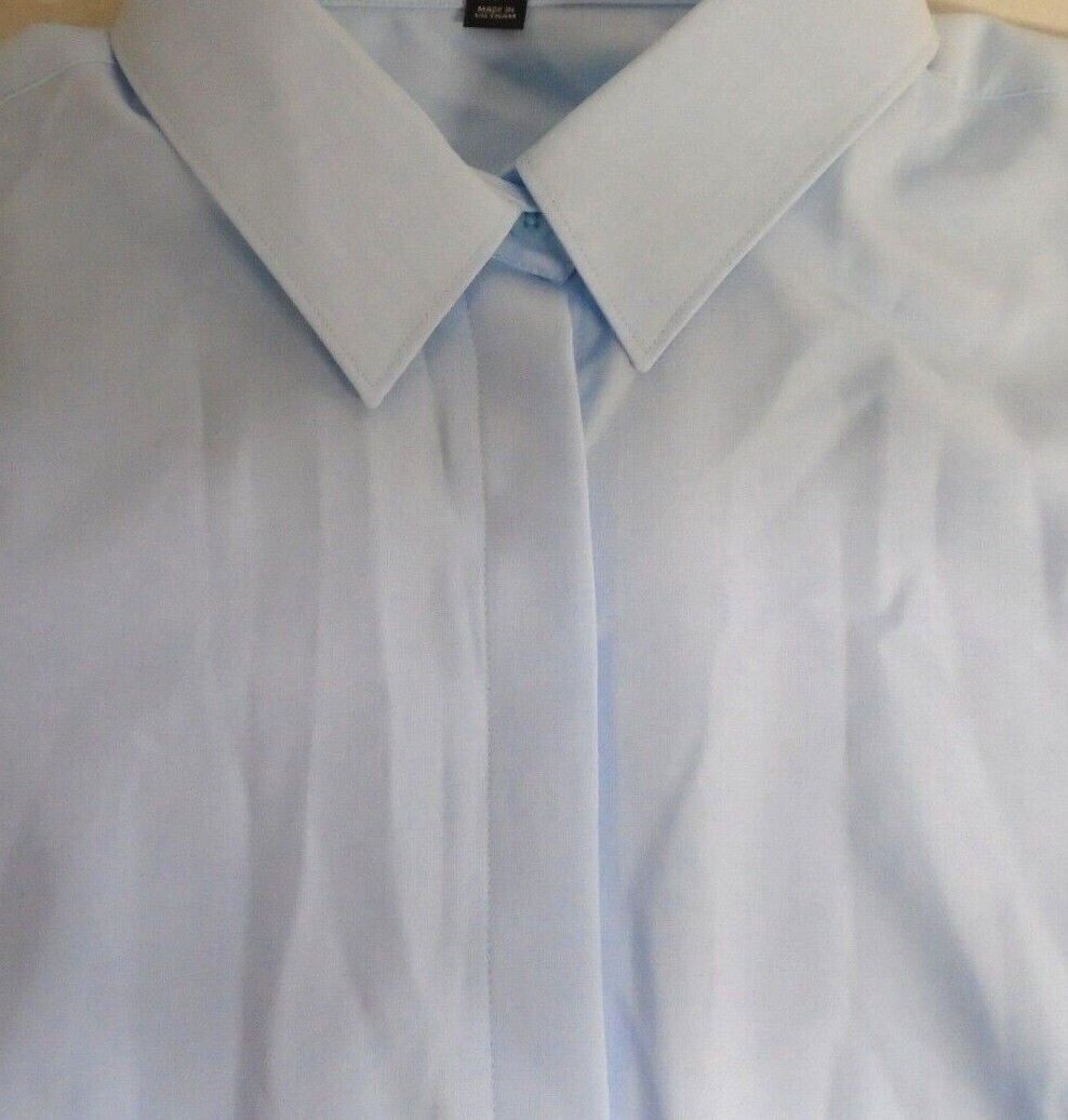 Cintas Doc & Amelia 112896-23 Fly Placket Button Up Dress Shirt 2/3 ...