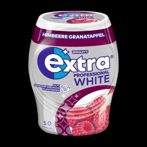 Wrigley's Kaugummi, EXTRA Professional White Himbeere Granatapfel, 50 ...