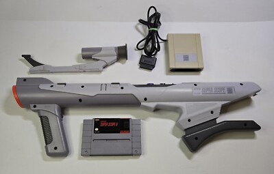 Super Scope 6 (Super Nintendo, SNES, 1992) Light Gun, Receiver, & Game ...