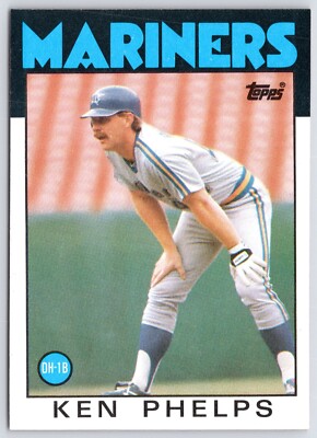 KEN PHELPS 1986 TOPPS 86 NO 34 NRMINT+ 55917 | eBay