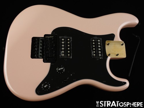 Fender Squier Contemporary HH Floyd Strat LOADED BODY Shell Pink Pearl ...