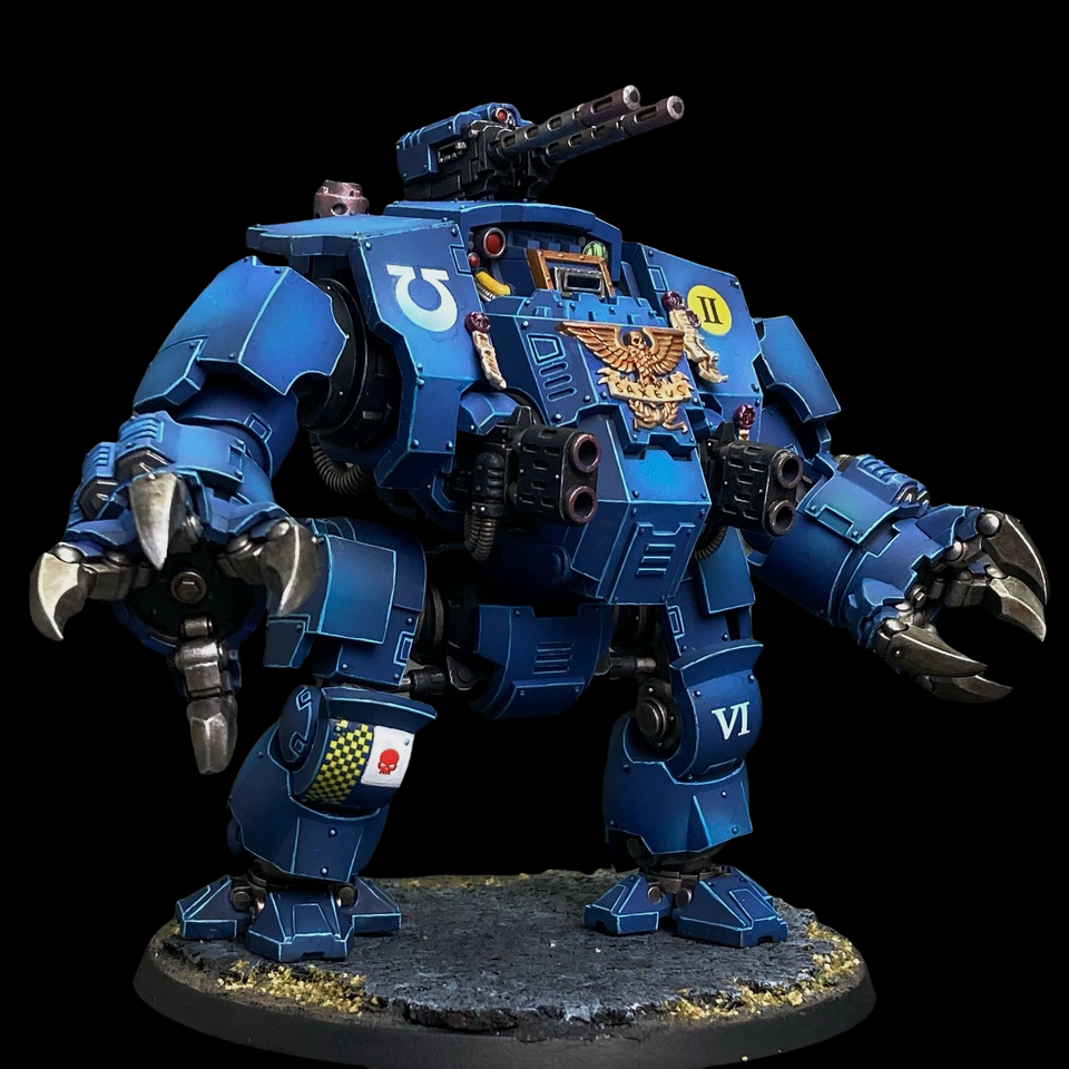 Warhammer 40K Brutalis Dreadnought Space Marines painted Army Games ...