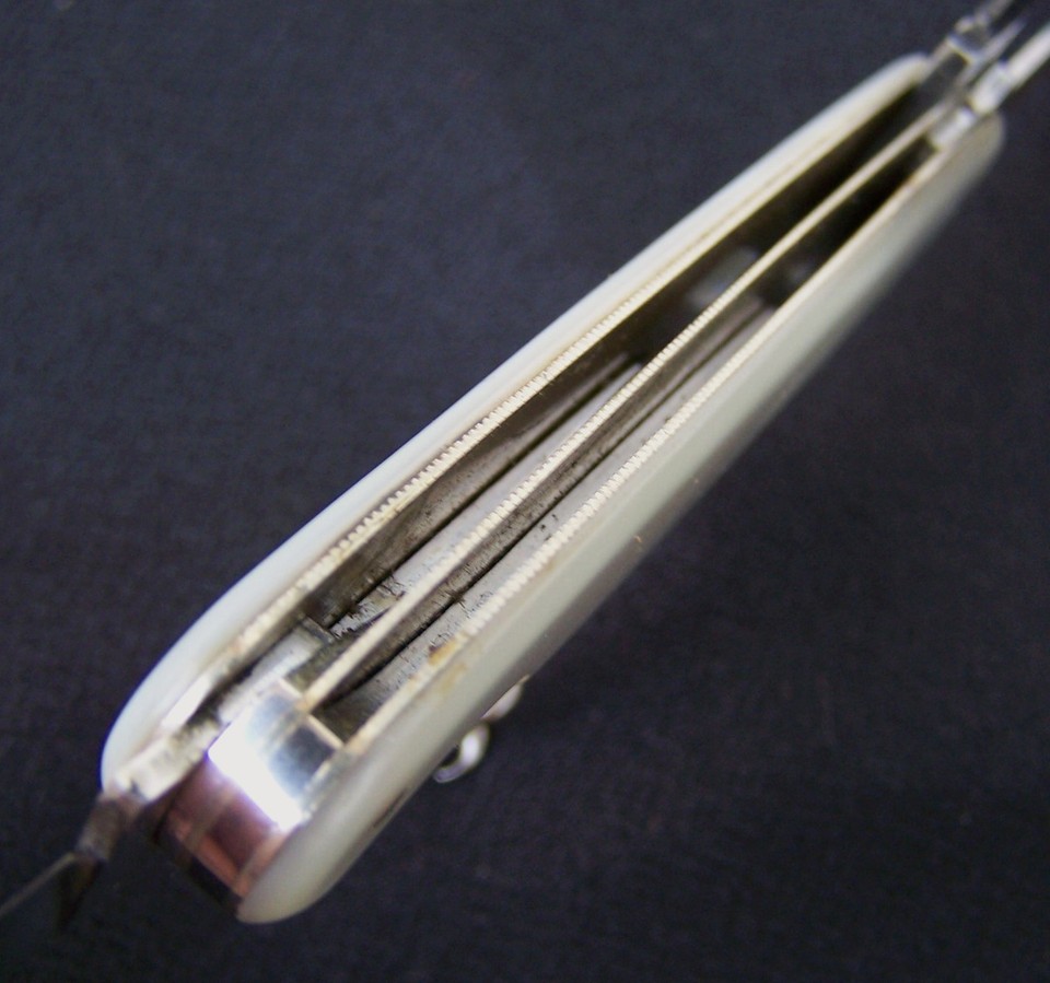 N/Mint Solingen, German MOP PEARL 4 Blade *Bartenders Knife* Coined ...