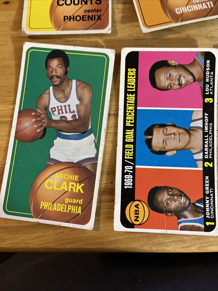1970-71 Topps Basketball Lot of 14 Different Cards, Poor to Good ...