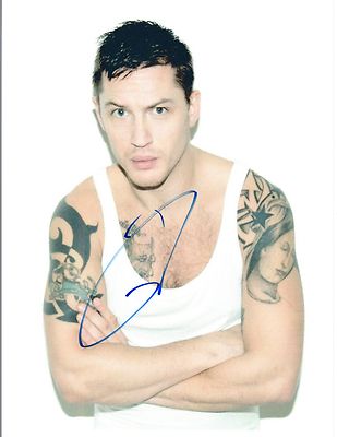 Tom Hardy Signed Autographed 8x10 Photo Bane Taboo Mad Max The Revenant ...