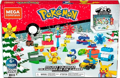 MEGA CONSTRUX Pokemon Advent Calendar Pikachu & Potchama new | eBay