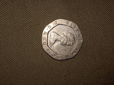 1982 Twenty Pence Elizabeth II UK Coin D. G. Reg. F. D. Rare | eBay