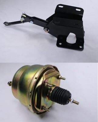 FITS 1974 - 1986 Jeep CJ CJ5 CJ7 8" Dual Power Brake Booster & Black ...
