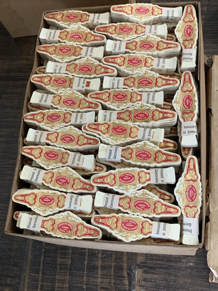 Vintage Collection Paper Cigar Bands Strips Labels 1000’s Perfecto ...