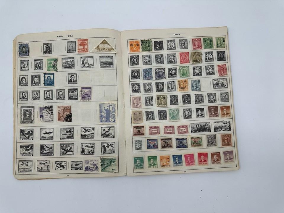 1960 The Explorer Stamp Album - 100’s of Stamps - Early US | eBay