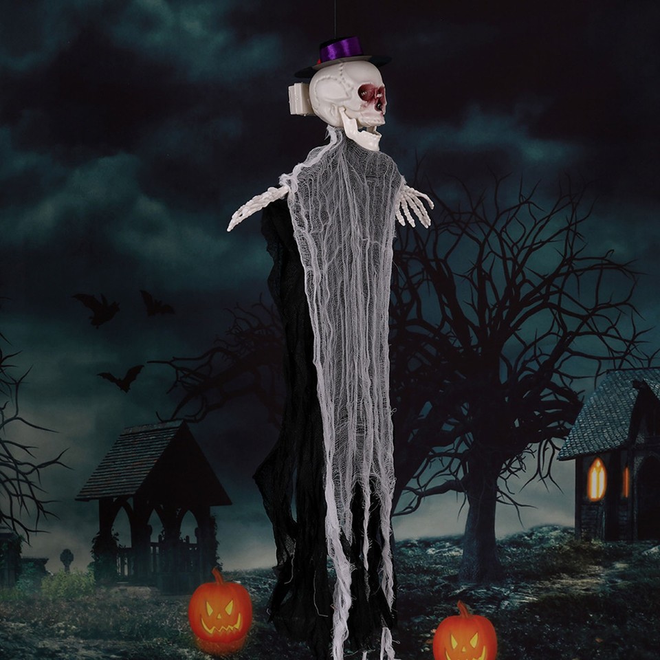 Realistic Hanging Ghost Prop Outdoor Halloween Spooky Decor | eBay ...