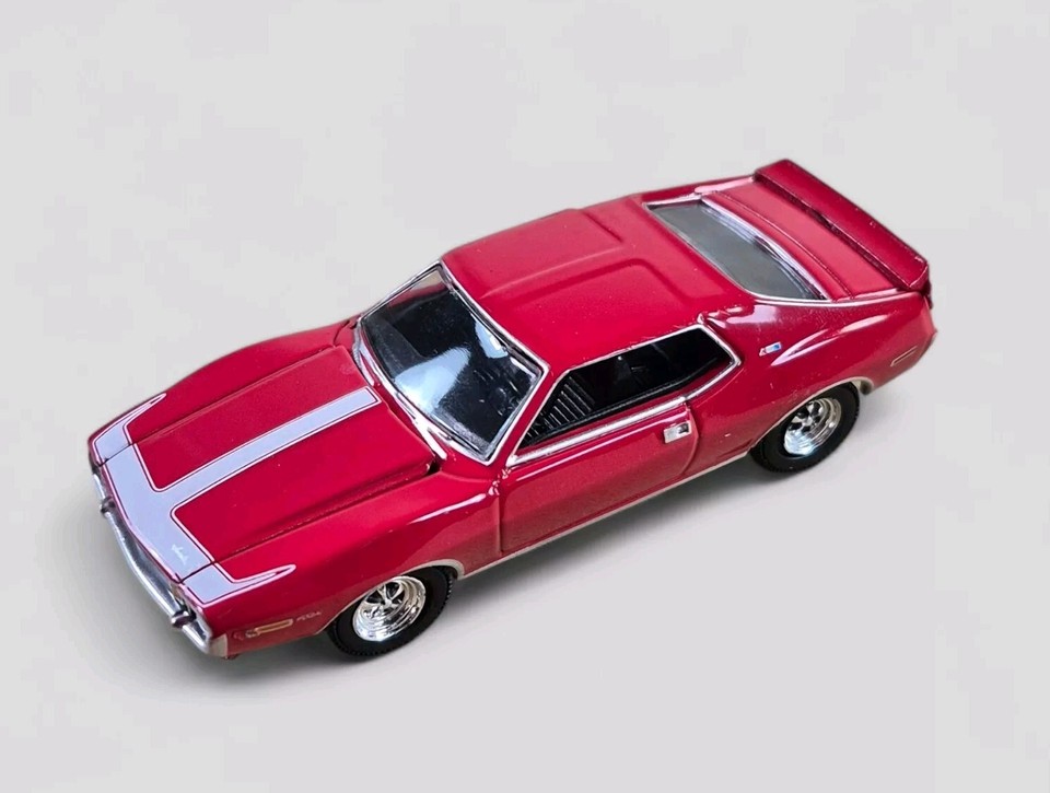 1971 AMC JAVELIN AMX Diorama Collectible DieCast Model Car 1:64 Red ...