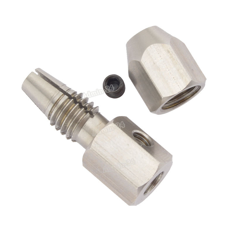 Rc Boat Flex Collet Couplings for 3.17mm Motor Shaft to 4mm Flexible ...