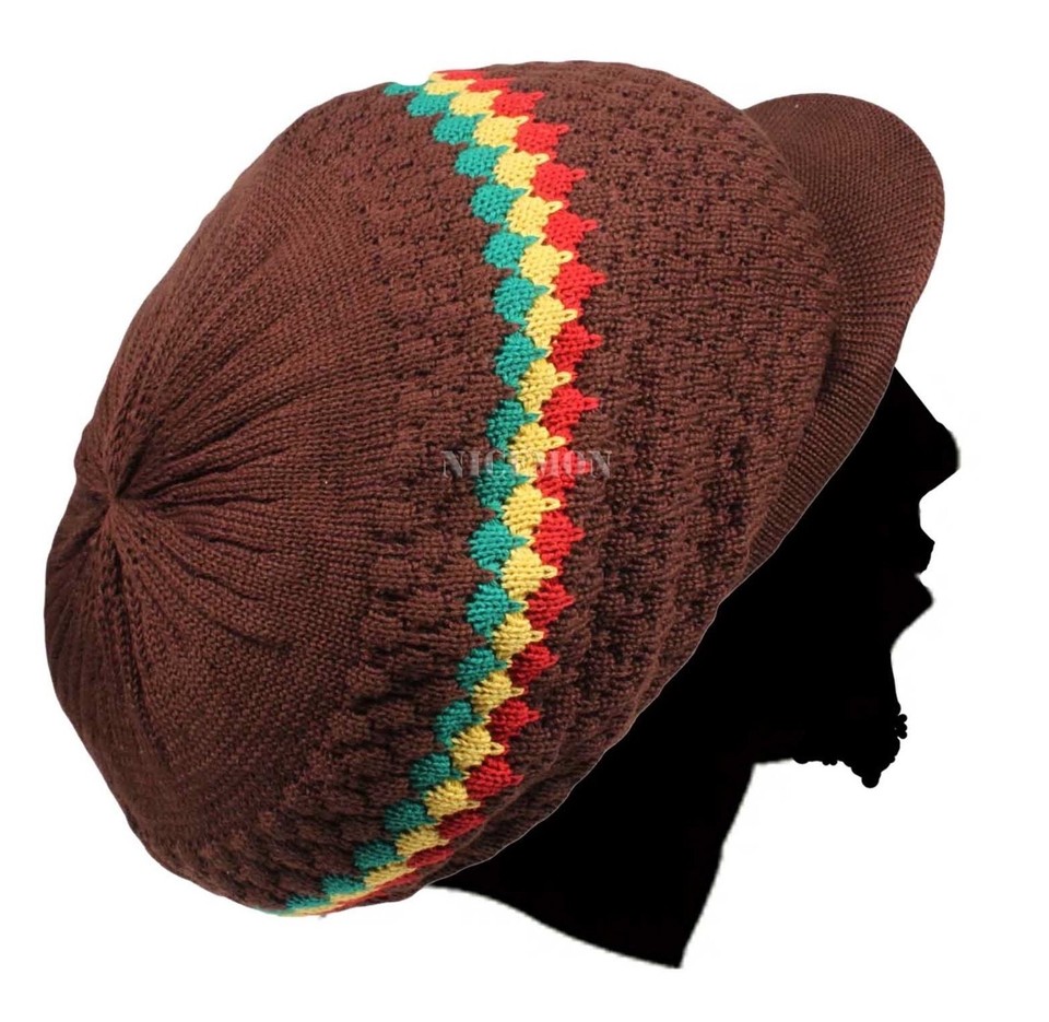 Rasta Rastafari Hat Cap Rastacap Reggae Jamaica Headwear Dreadlocks ...