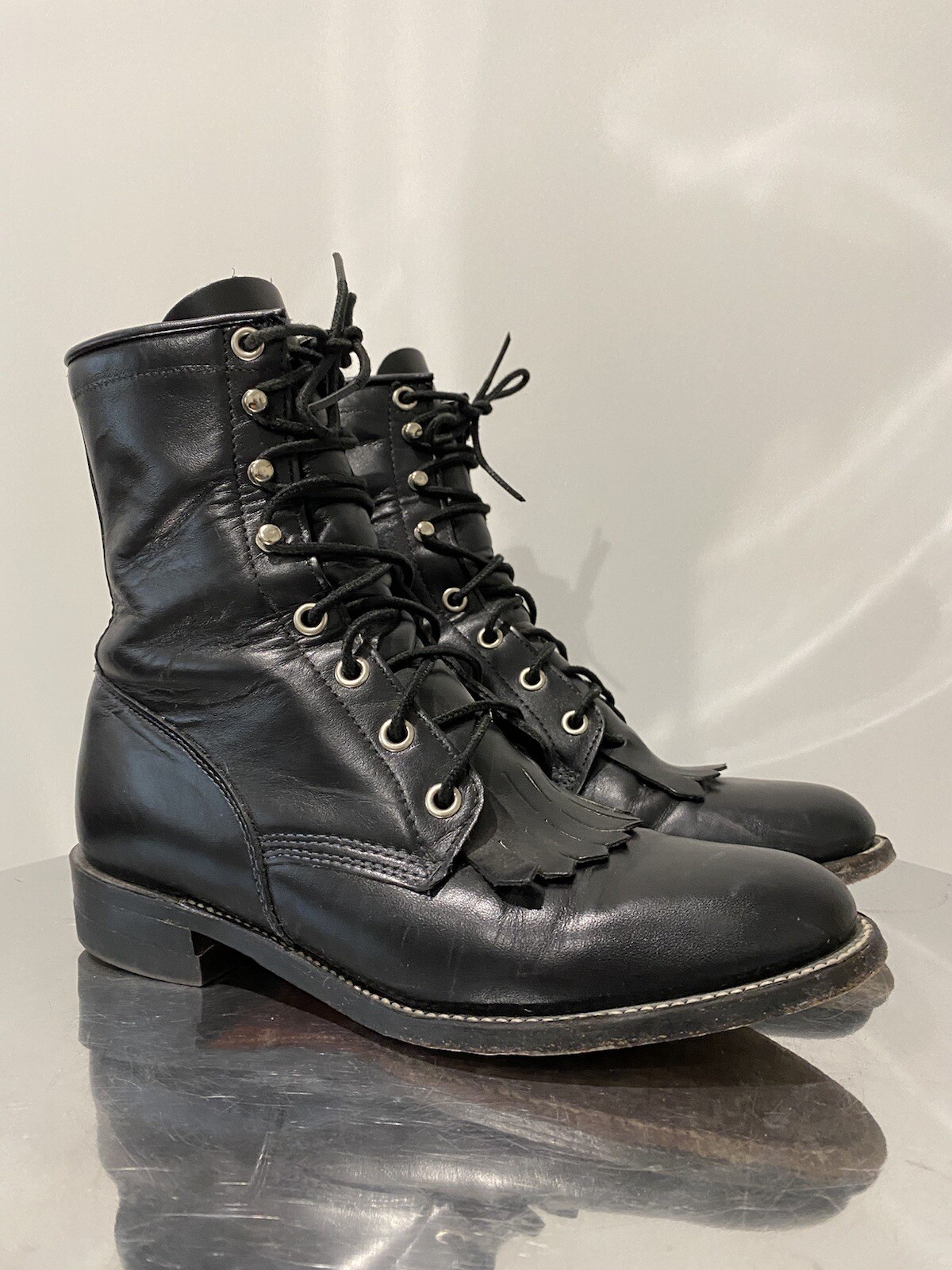 VtG JUSTIN Roper Kiltie Western Boot Women's 6B L506 … - Gem