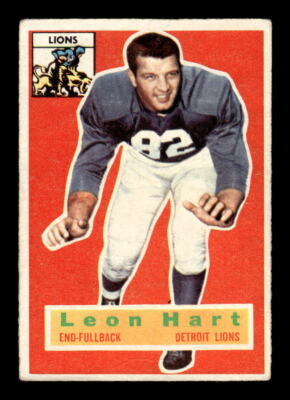 1956 Topps Football #104 Leon Hart CREASED Detroit Lions | eBay