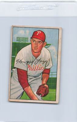 1952 Bowman #125 Howie Fox Phillies VG *DA-B6607 | eBay