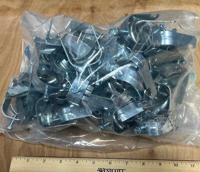 65 Ct. Caddy Strut Clamp: Steel, Electroplated, 1 1/4 in Conduit Trade ...