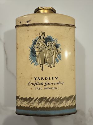 Vintage YARDLEY English Lavender Talc Powder England - 8oz - Half Full ...