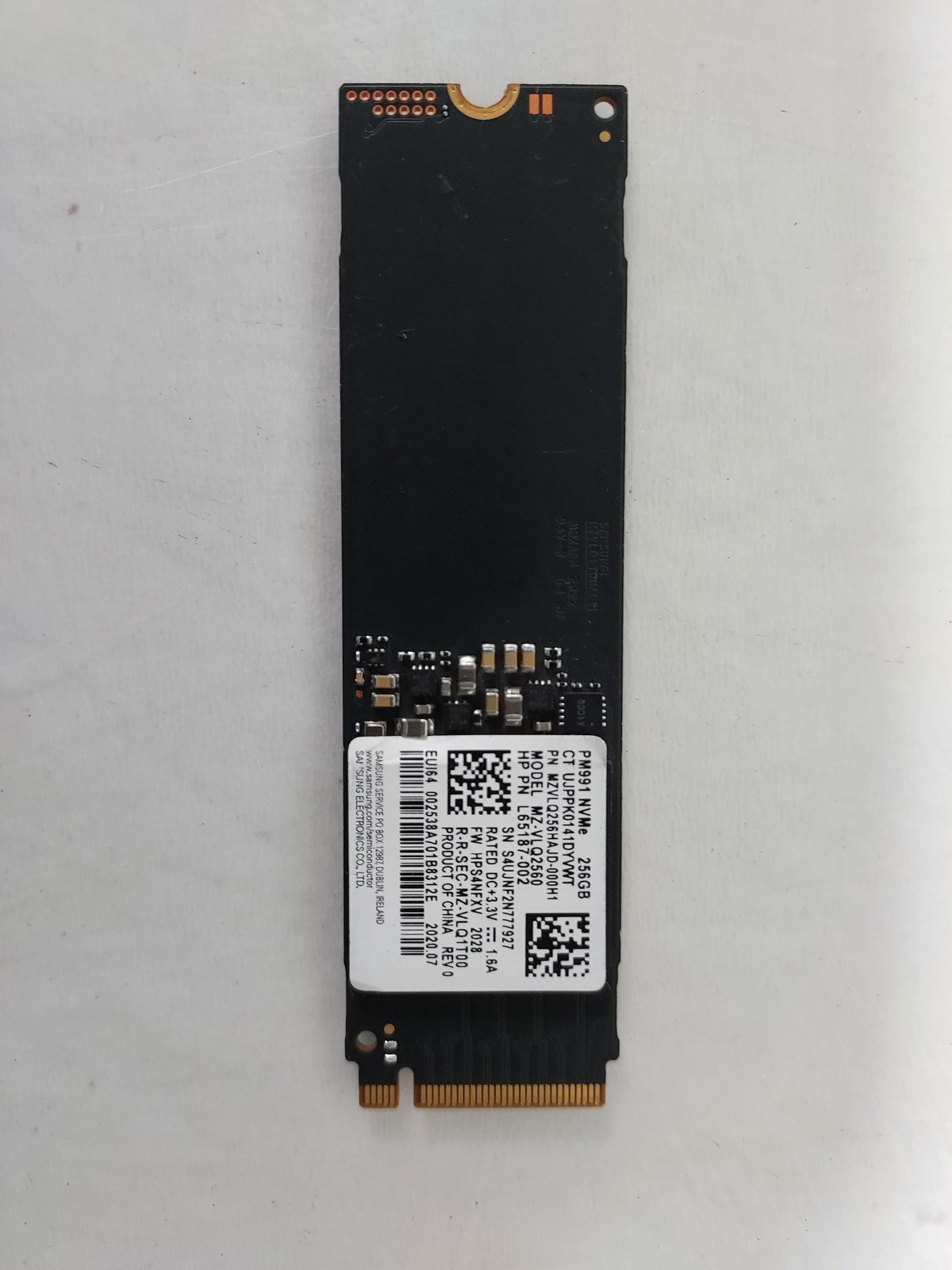 Samsung PM991 MZ-VLQ2560 256 GB NVMe M.2 80mm Solid State Drive | eBay
