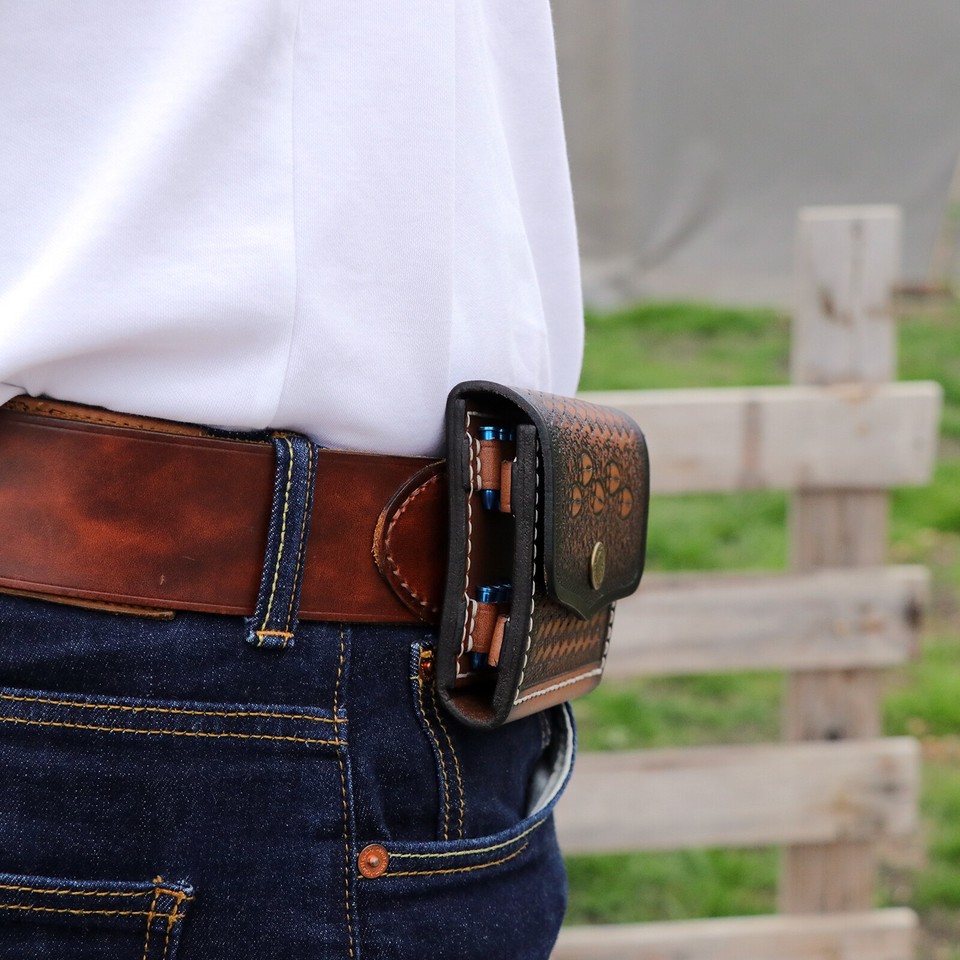 TOURBON .22LR Cartridge Wallet Rifle Shell Belt Pouch Ammo Holster ...