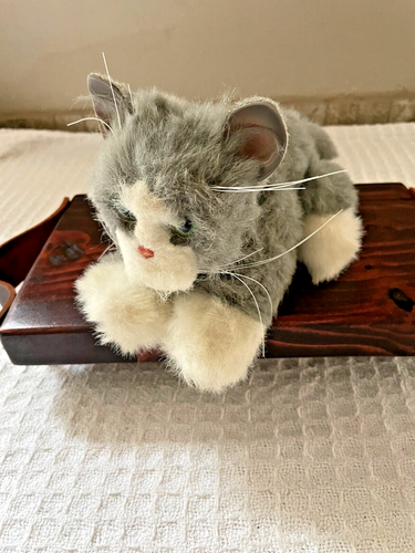 Hasbro Tiger Electronics FurReal Friends Gray Kitten Cat Sound Works ...