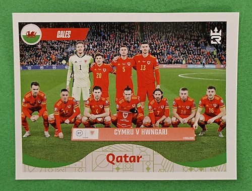 2022 3R Qatar World Cup FIFA #094 WALES SOCCER TEAM Sticker GARETH BALE ...
