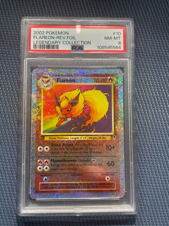 Pokemon Legendary Collection Set Complete in Reverse Fireworks Holo ...