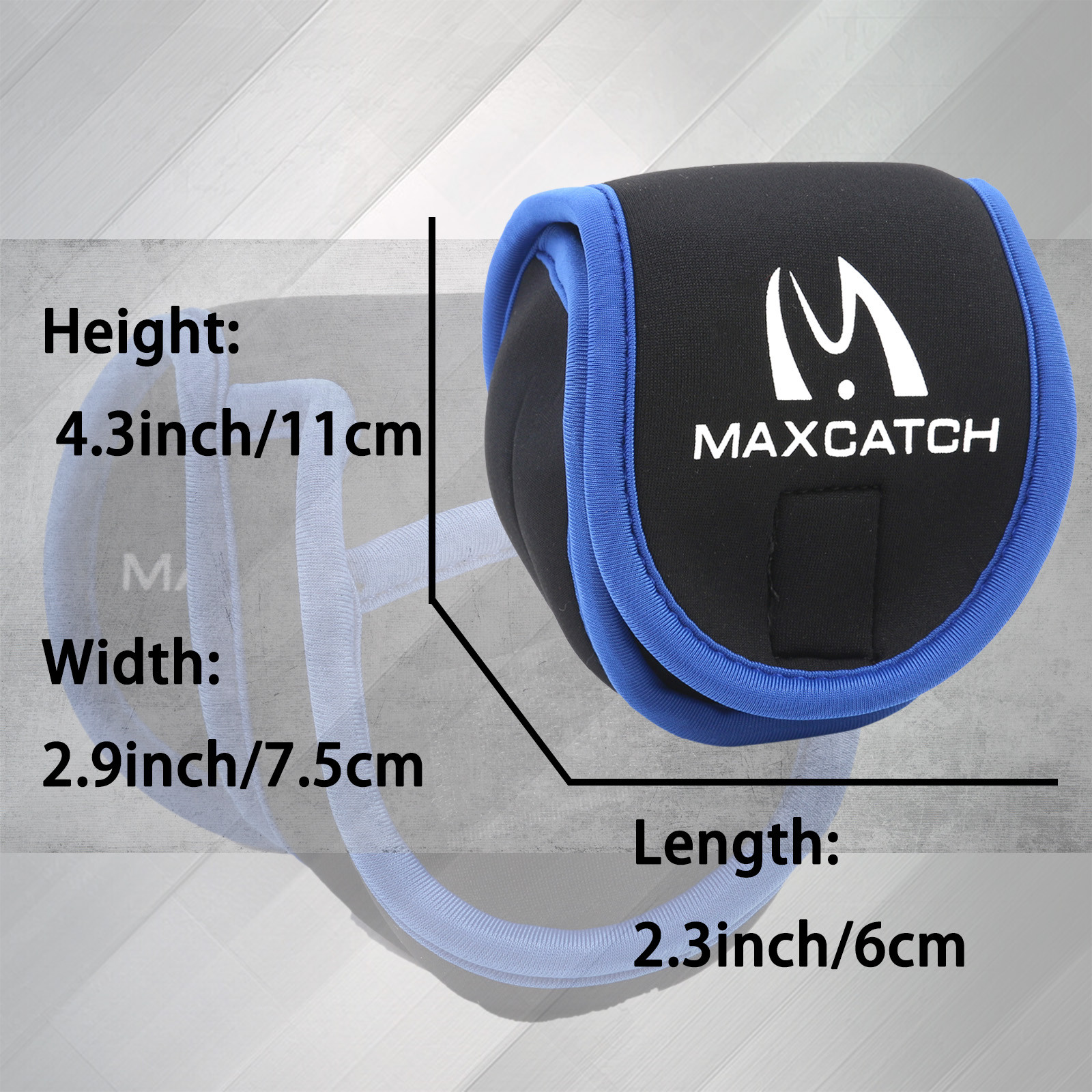 Maxcatch Fly Fishing Reel Pouch, Neoprene Conventional Fishing Reel ...