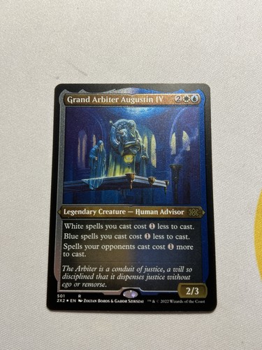 MTG Grand Arbiter Augustin IV Foil Etched #501 Double Masters 2022 R NM ...