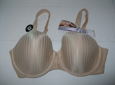 Playtex 4747 Secrets Perfectly Smooth Underwire T Shirt BRA Beige Size ...