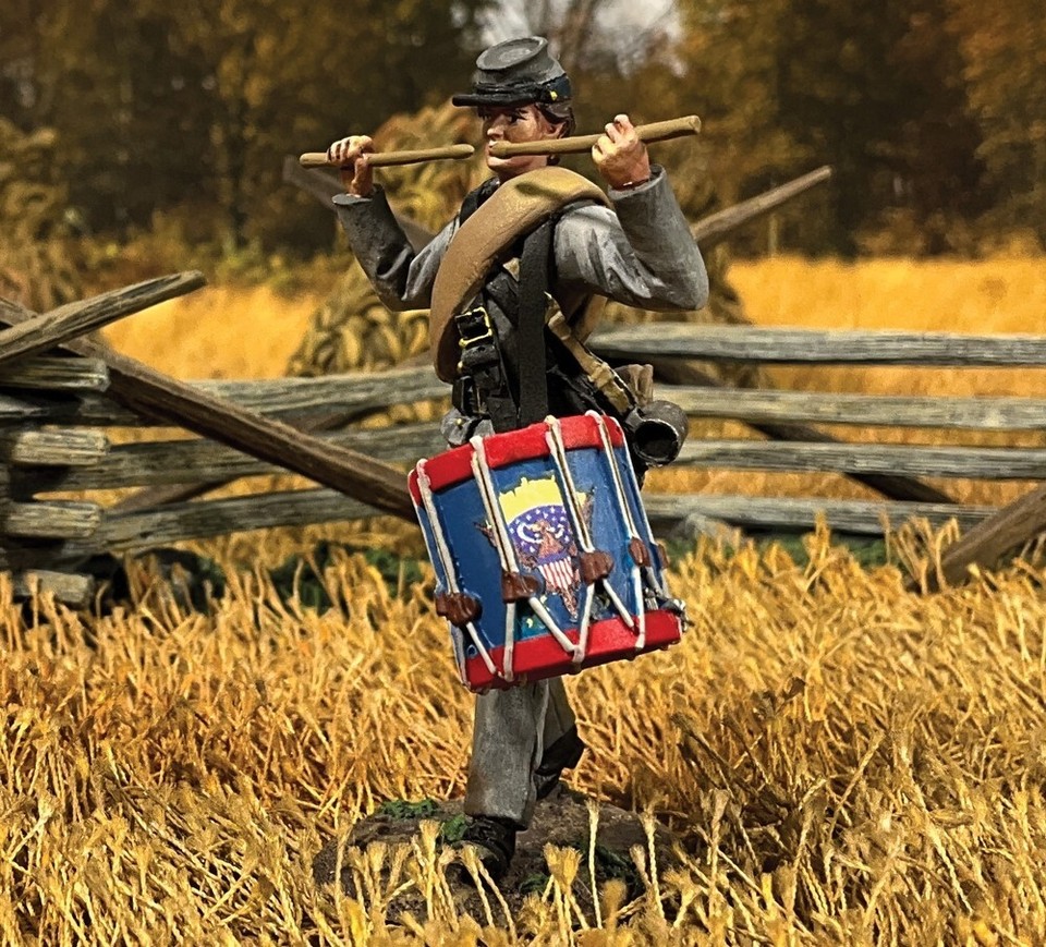 BRITAINS CIVIL WAR CONFEDERATE 31446 CONFEDERATE INFANTRY DRUMMER ...