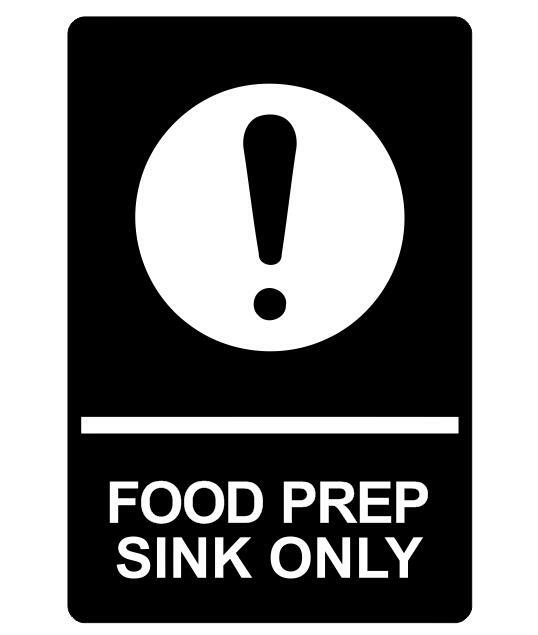 Image Sign Food Prep