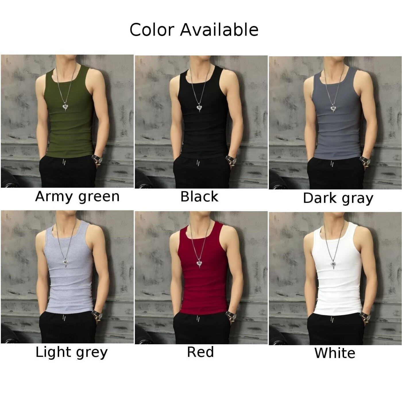 Sleeveless Tank Vest Tops for Men Comfortable and Stylish Casual Sports ...