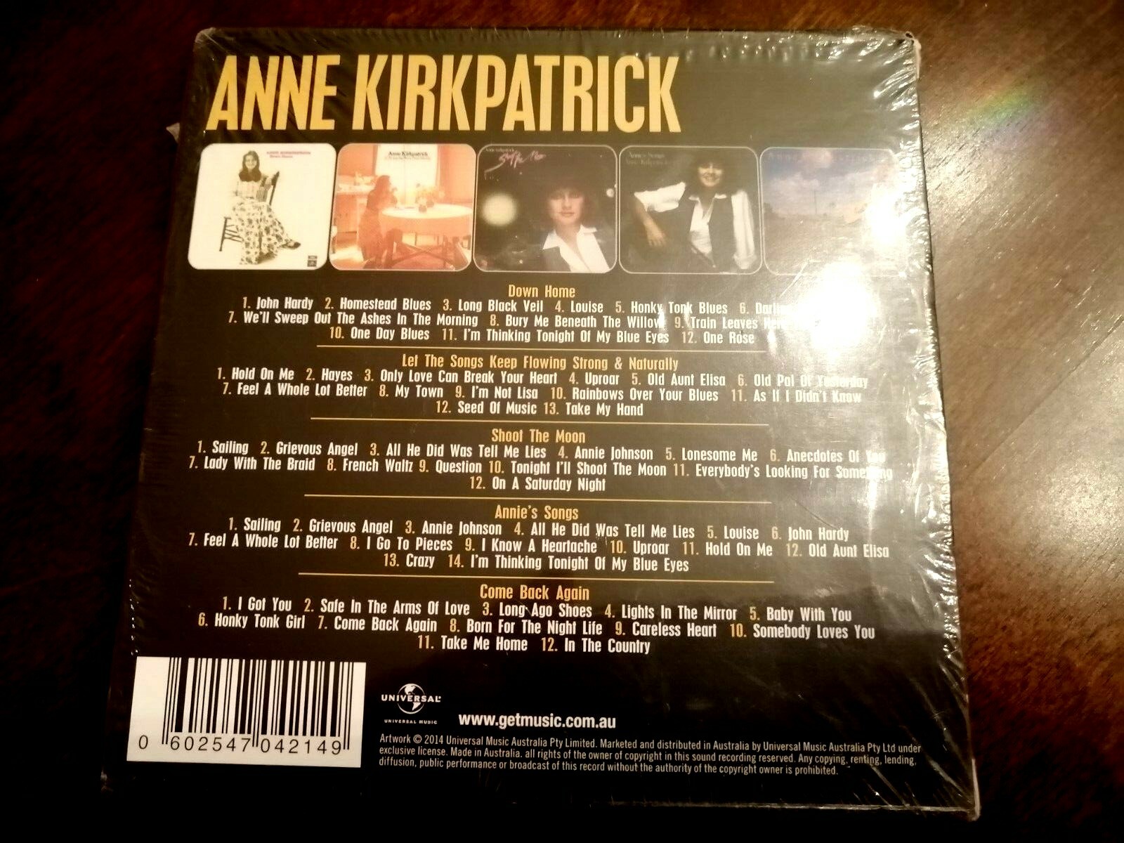 Anne Kirkpatrick 5 Album Set: Early Years 1974 - 1987 (Down, Let, Shoot ...