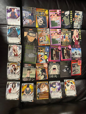 Naruto 2002 Panini/collectors Trading Card Lot (30 cards) (some rookies ...