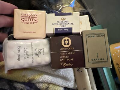 Lot of 13 Vintage Hotel/Motel/Travel Size Mini Bar Soaps assorted | eBay