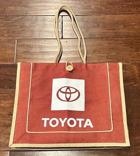 Toyota Racing Red Logo 17" x 14"x 5" Button Reusable Shopping Tote ...